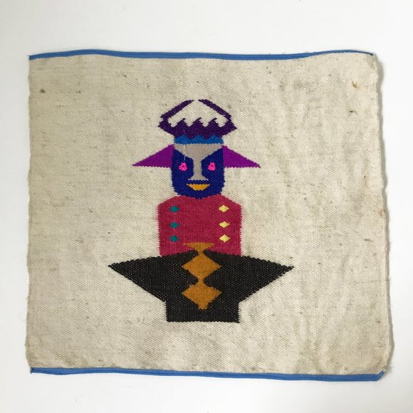 Vintage | Art | Vintage Latin American Handwoven Wool Multicolored ...
